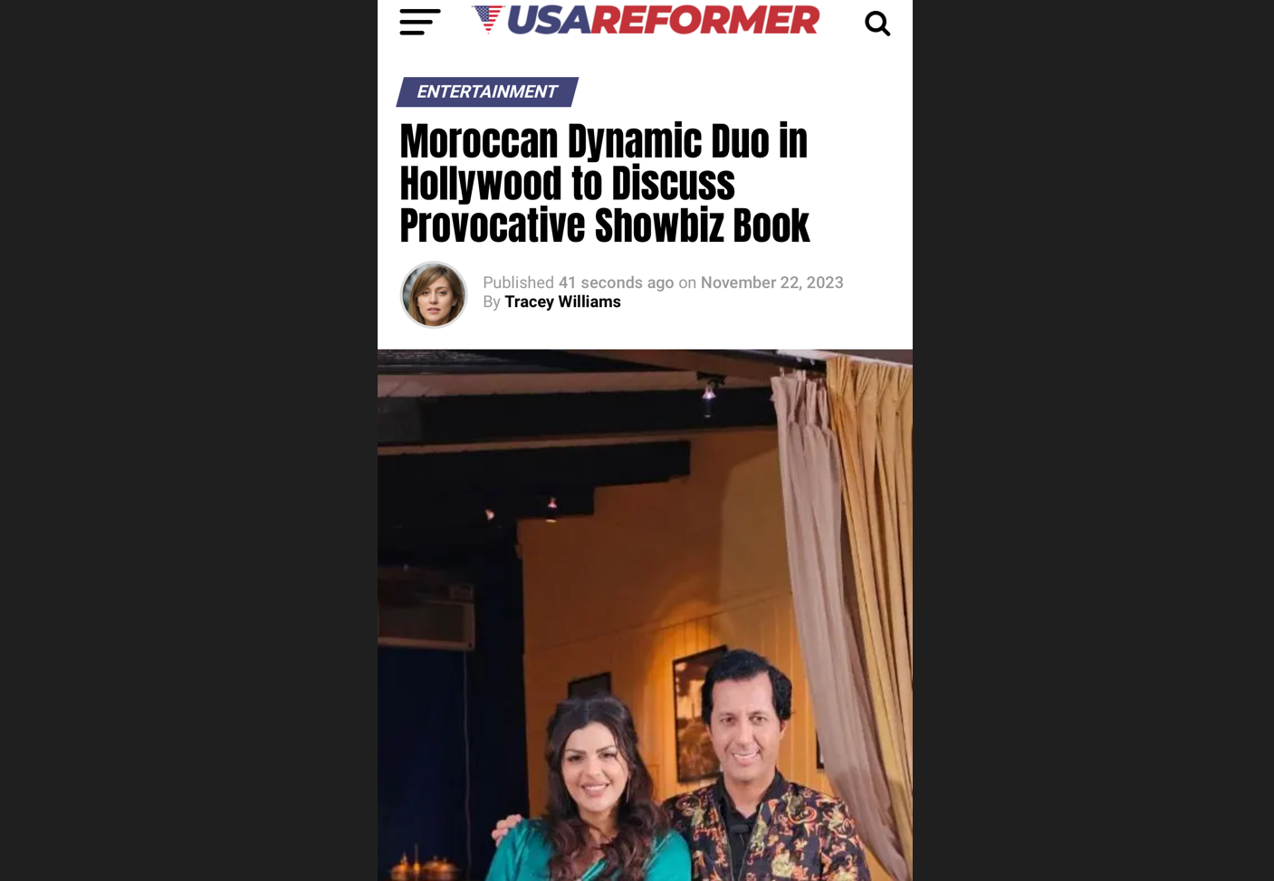 Un duo dynamique marocain à Hollywood pour discuter le livre Sneaky Showbiz (CÉLÉBRITÉS ET MAGIE ...